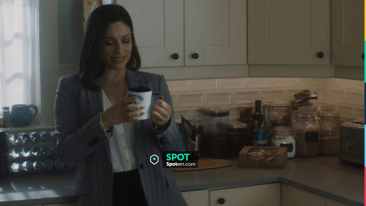 Club Monaco Borrem Pinstriped Blazer porté par D.A. Jean Rosario (Erica Cerra) vu dans Nancy ...