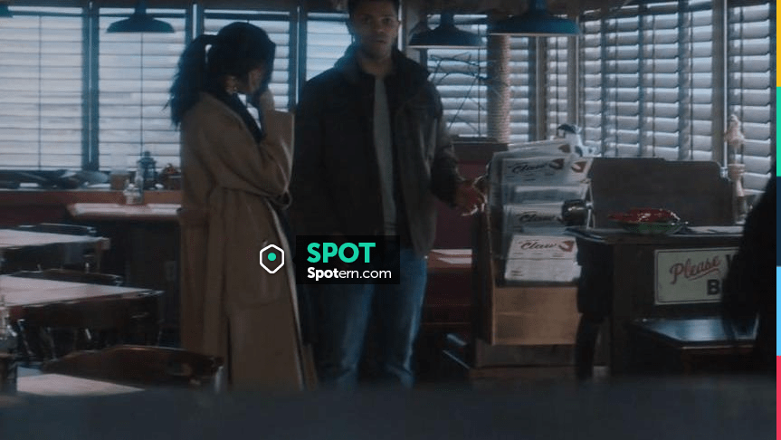 Mackage Thalia Belt­ed Wool Coat worn by Bess Marvin (Maddison Jaizani ...