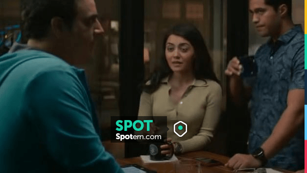 Polo Ralph Lauren Rib-Knit Long Sleeve Polo worn by Lucy Tara (Yasmine ...