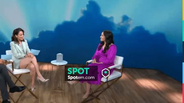 Ann Taylor Satin Wrap Dress worn by Rachael Adams as seen in Good ...