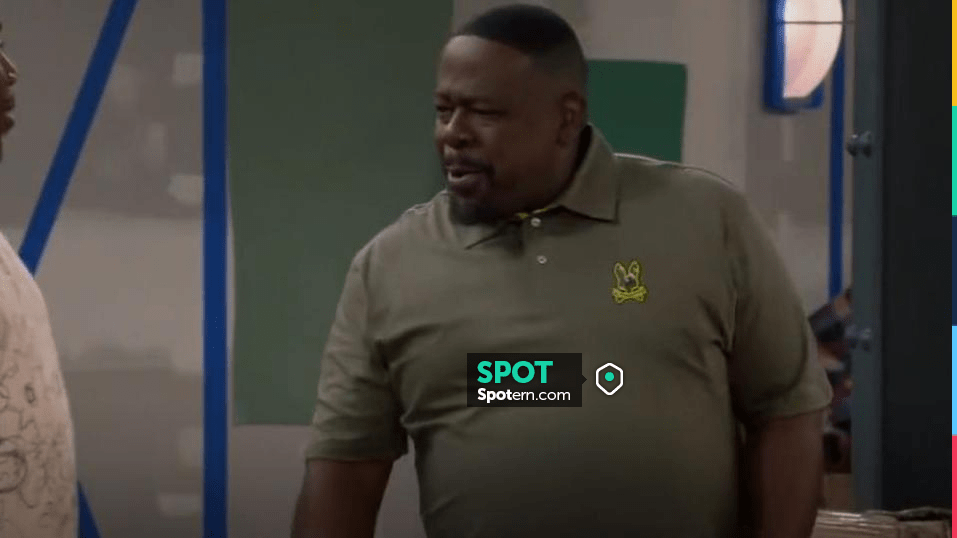 Psycho Bunny Logo Polo Shirt worn by Calvin Butler (Cedric the ...