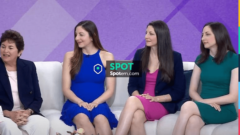 Kensie Pleat­ed Mi­di Dress worn by Victoria M Bedell as seen in Today ...