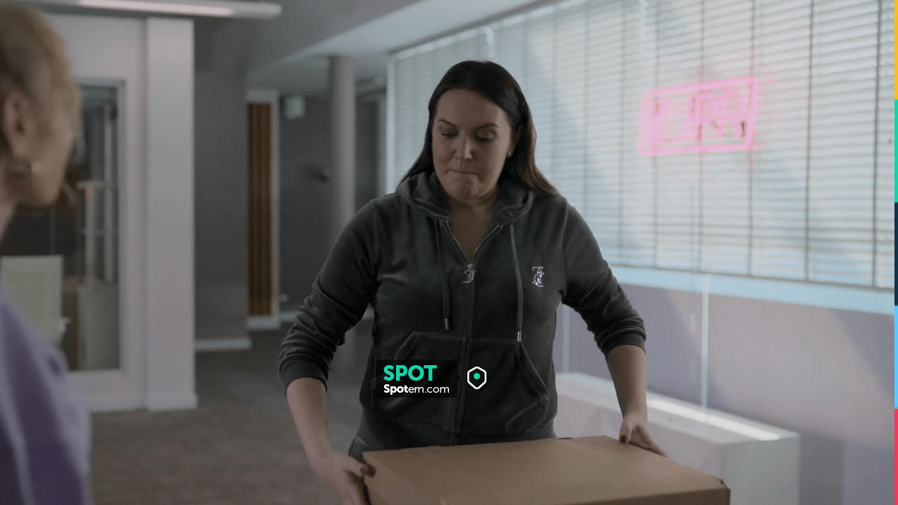 Juicy Couture Embellished Hoodie worn by Barbara as seen in Ted Lasso ...