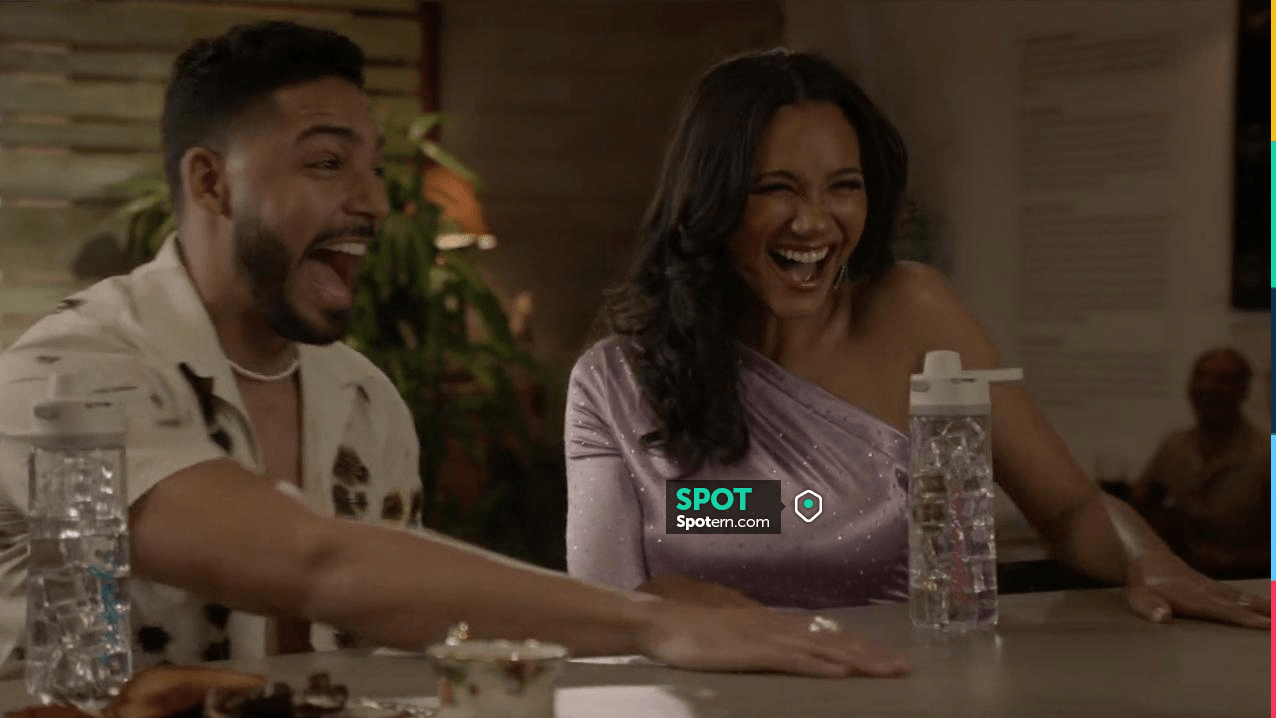 Maje Raparme One Shoulder Dress worn by Layla Keating (Greta Onieogou ...