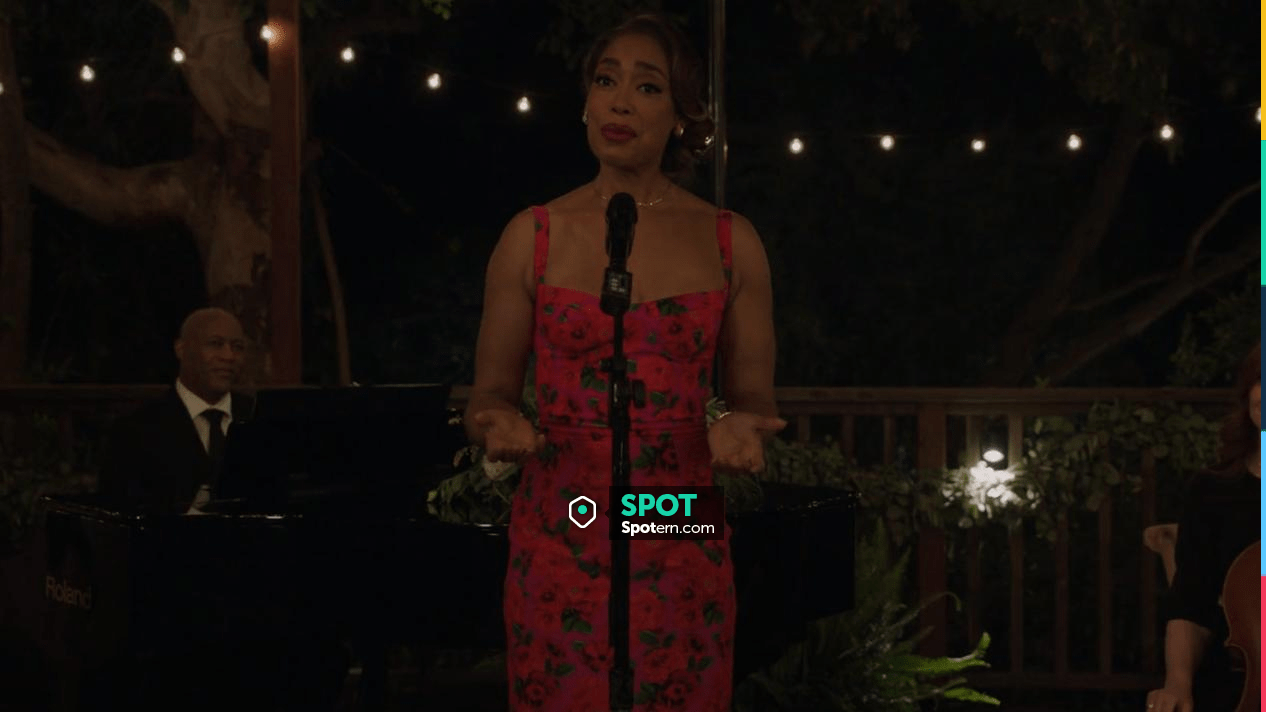 The New Arrivals By Ilkyaz Ozel Monqiue Rose Print Bodycon Midi Dress ...