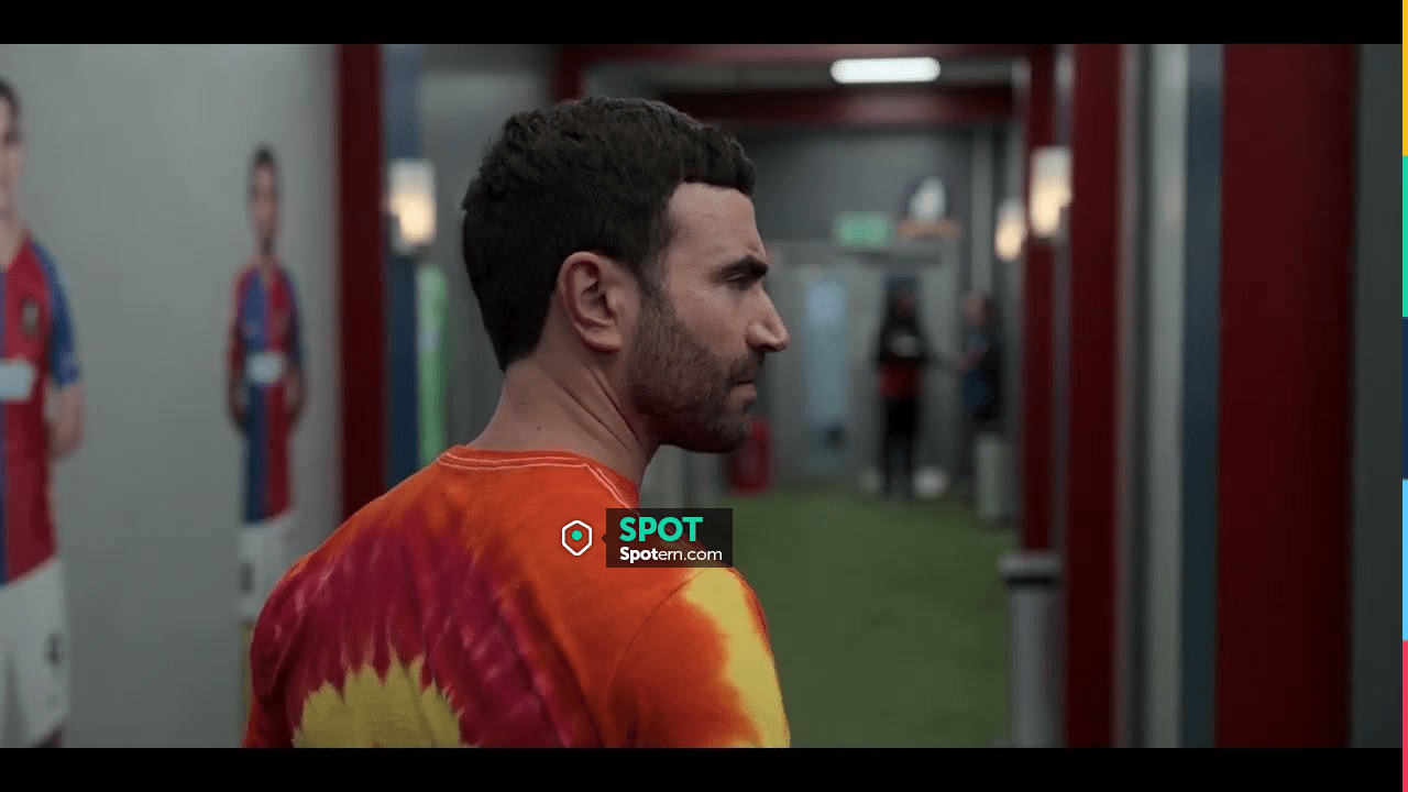 Rainbow Tie and Dye Shirt worn by Roy Kent (Brett Goldstein) in Ted ...