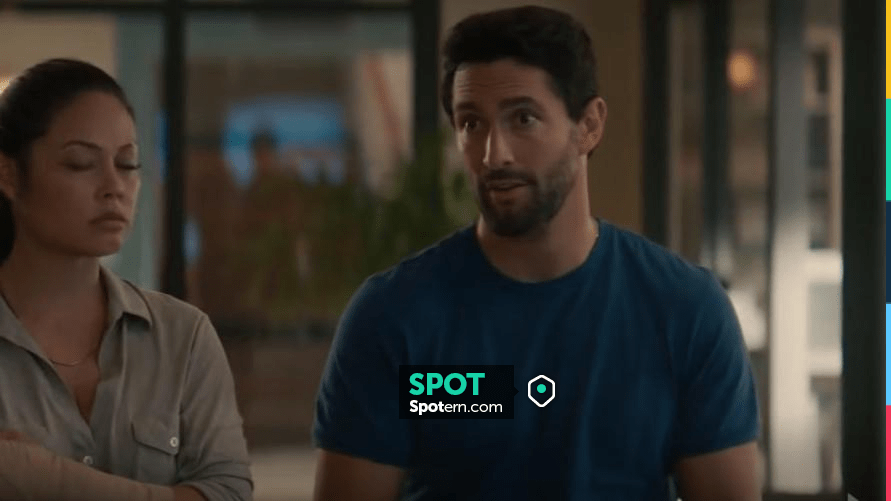 Theory Relaxed Tee in Luxe Cotton Jersey worn by Jesse Boone (Noah ...