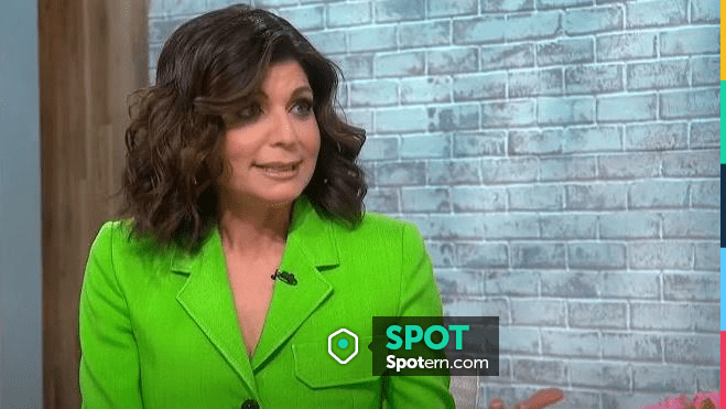 Victoria Beckham Tailored Three-Button Jacket worn by Tamsen Fadal as ...