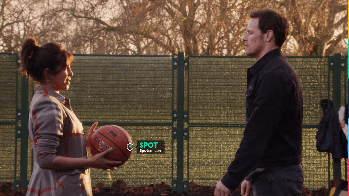 Spalding Basketball Held by Mira Ray (Priyanka Chopra) as seen in Love ...