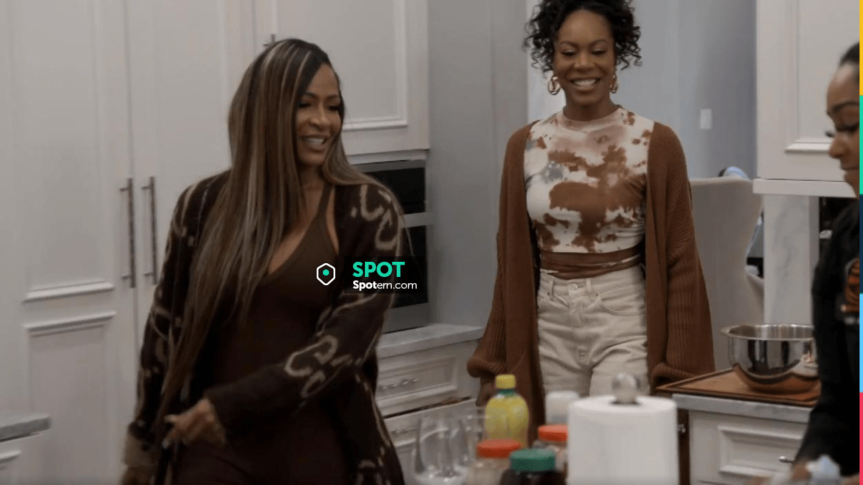 Skatie Lau­ra Body­suit - Choco­late worn by Shereé Whitfield as seen ...