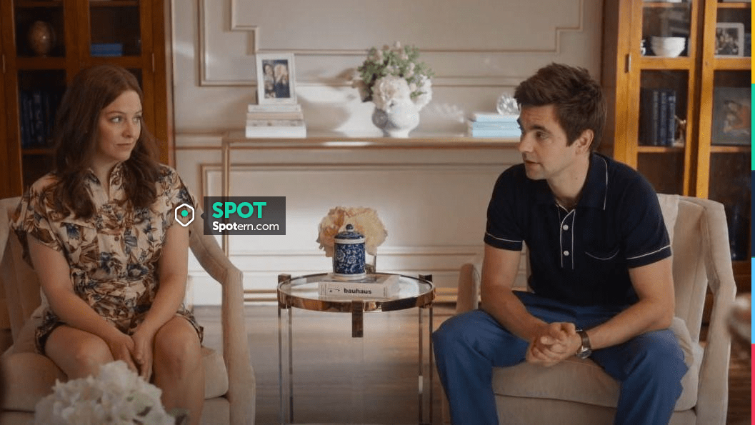 Zimmermann Aliane Floral Belted Linen Romper worn by Brooke Dubek ...