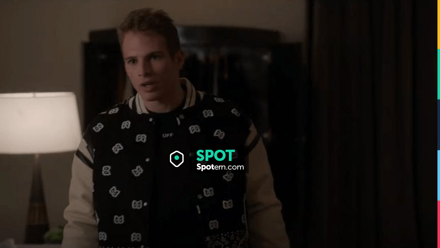 Off-White Black Di­ag Ar­row Sweater worn by Brayden Weston (Gianni ...