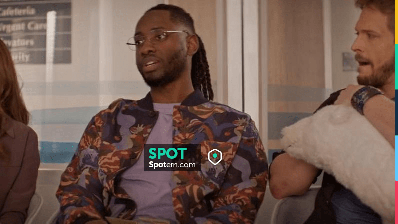 Scotch & Soda Jacquard Bomber Jacket worn by Chester P. Runk (Brandon ...