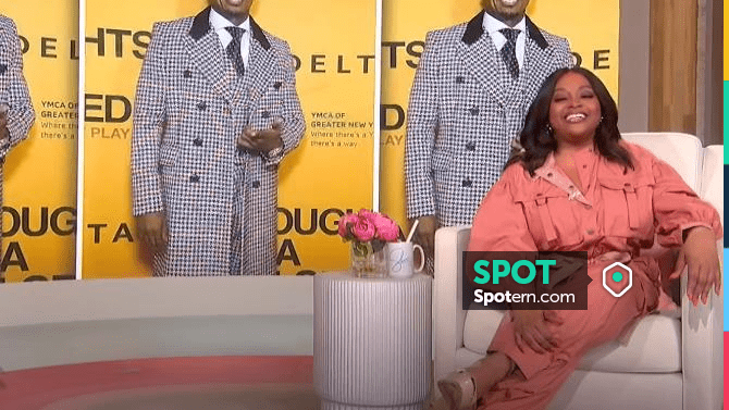 Ulla Johnson Reverie Belted Cotton-Poplin Jumpsuit worn by Sherri Shepherd as seen in Sherri on ...