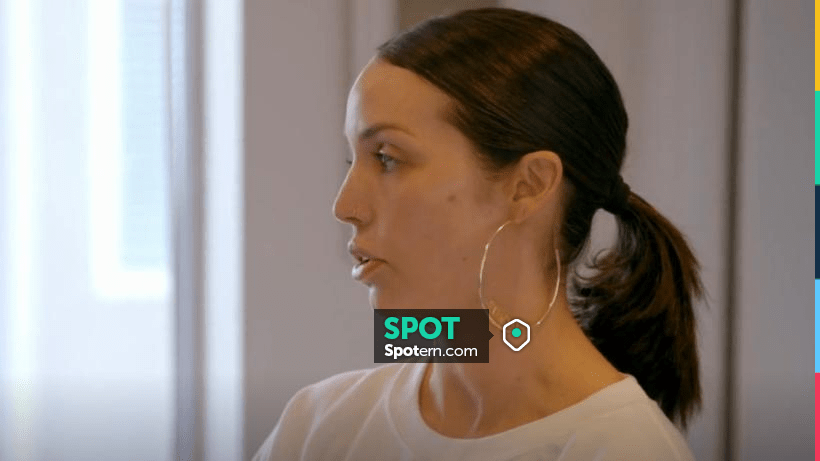 Jennifer Zeuner Cia­ra 3" Hoops worn by Sheana Shay as seen in ...