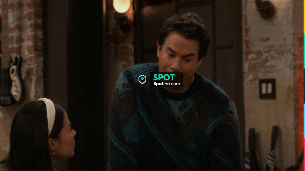 Pull Jacquard lambrissé Scotch & Soda porté par Spencer Shay (Jerry ...