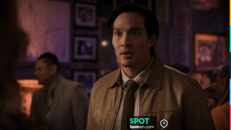 Theory Rhett Lamb Supreme Jack­et worn by Nick Zhao (Desmond Chiam) as ...