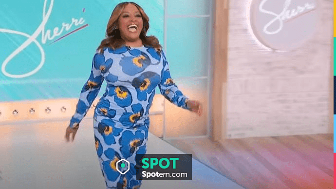 Carolina Herrera Poppy Ruched Midi-Skirt worn by Sherri Shepherd as ...