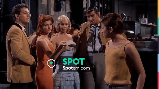 Tangerine Knit Dress worn by Graziella (Gina Trikonis) in West Side ...