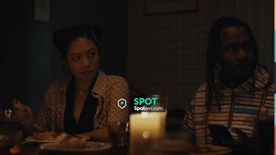 Find Me Now Sand Harmony Button Down worn by Emma (Christine Ko) as ...