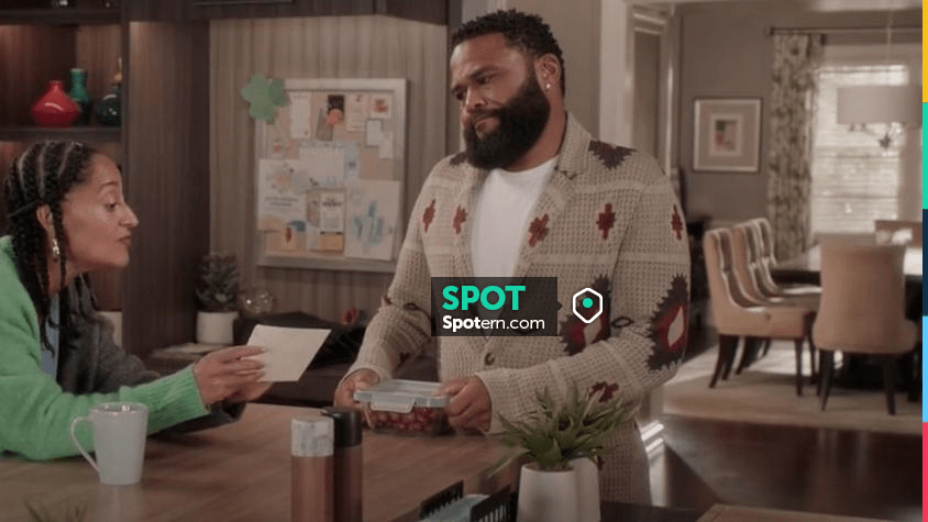 Etro Geometric Printed Blazer worn by Andre 'Dre' Johnson (Anthony ...