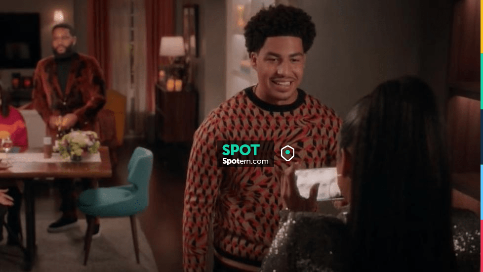 Dries Van Noten Tim Sweater worn by Andre Johnson, Jr. (Marcus Scribner ...