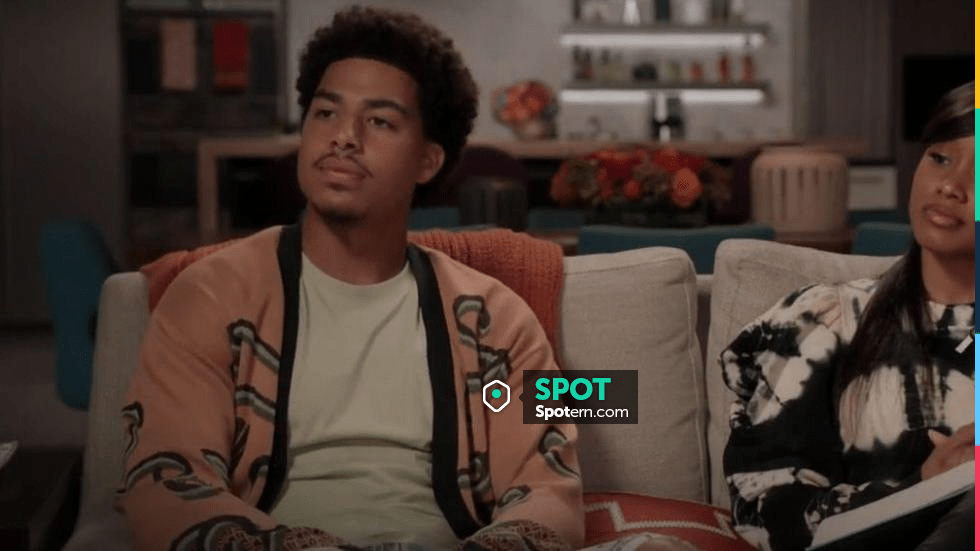 Scotch & Soda Jacquard Cardigan worn by Andre Johnson, Jr. (Marcus ...