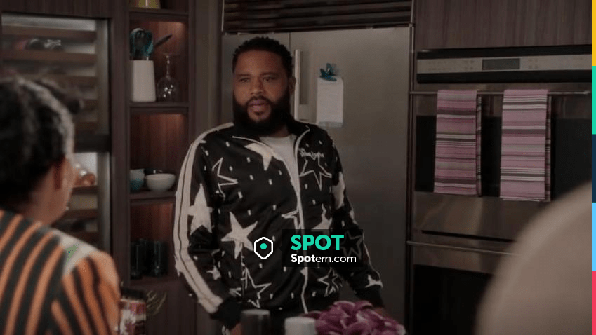 Palm Angels Night Sky Print Tech Jersey Track Jacket worn by Andre 'Dre ...