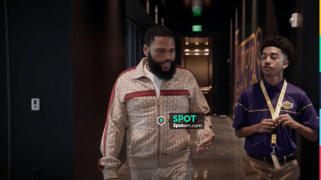 Lanvin Monogram-Print Jacket worn by Andre 'Dre' Johnson (Anthony ...