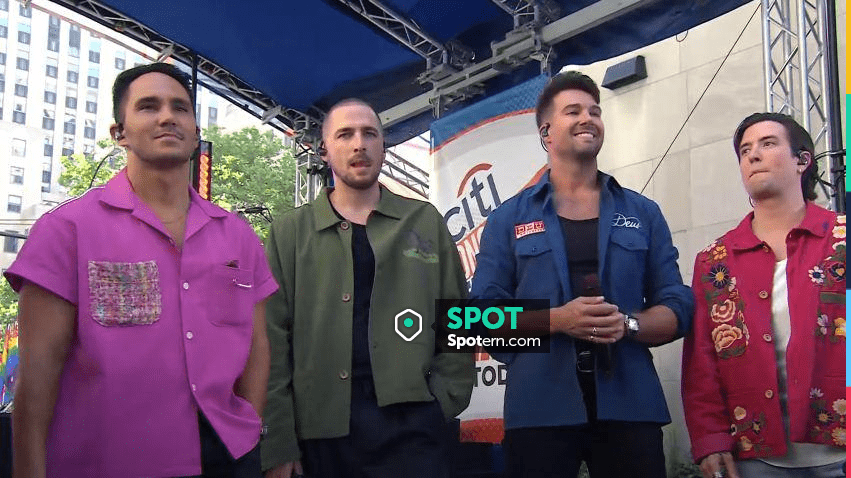 Profound Hand Art Work Jacket worn by Kendall Schmidt as seen in Today ...