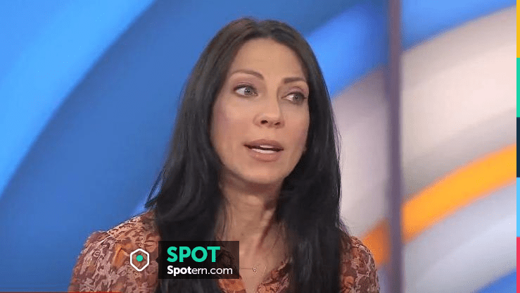 Rococo Sand Lar Top worn by Dr. Natalie Azar as seen in Today on June 7 ...