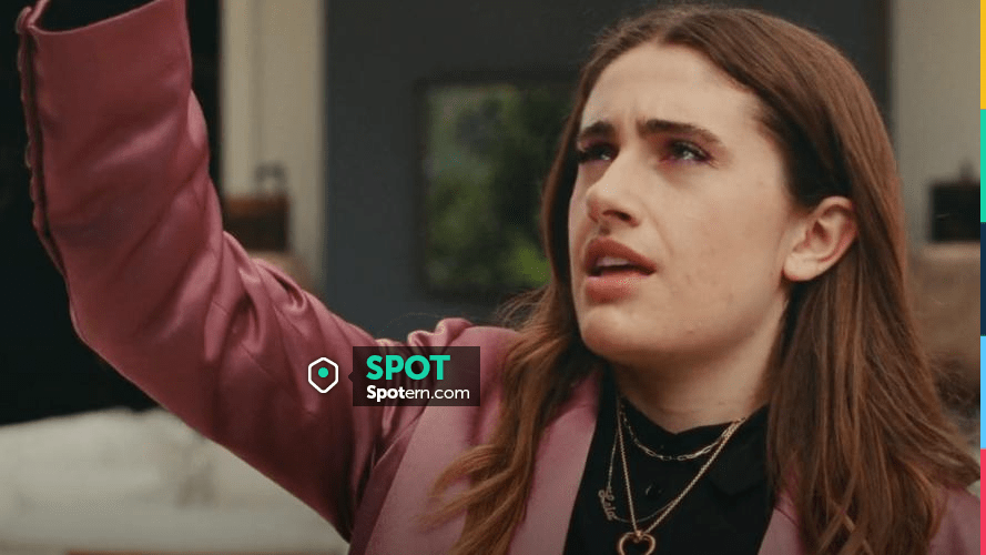 Cinq a Sept Khloe BlazerJacket Smooth Satin in Nocturne worn by Leia ...