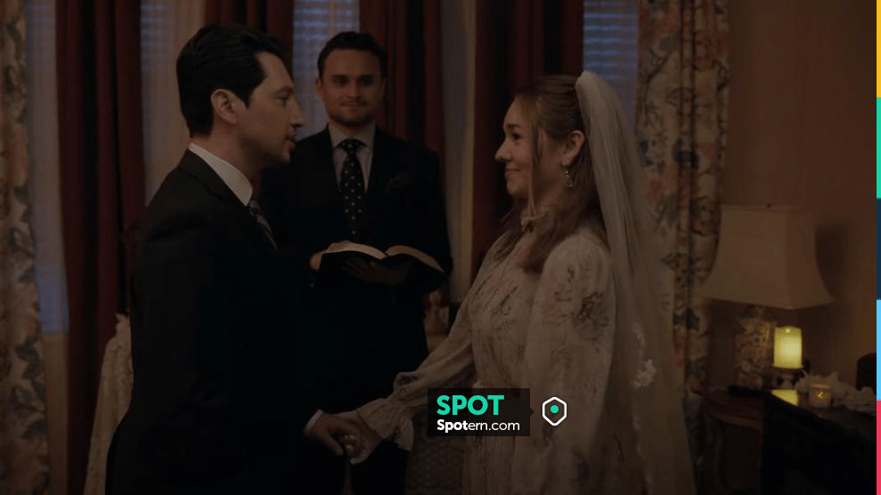 AllSaints Whisper Pleated Long Sleeve Midi Dress worn by Angelina Meyer ...