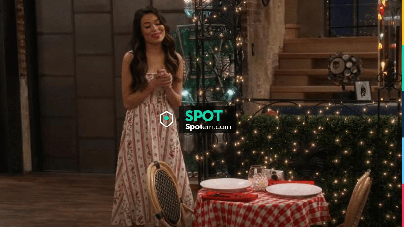 Reformation Tagliatelle Linen Dress Worn By Carly Shay Miranda Cosgrove As Seen In Icarly