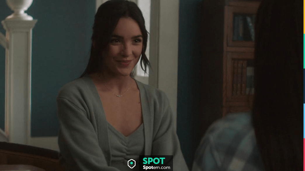 Sandro Ivy Wool Camisole In Olive Green worn by Bess Marvin (Maddison ...