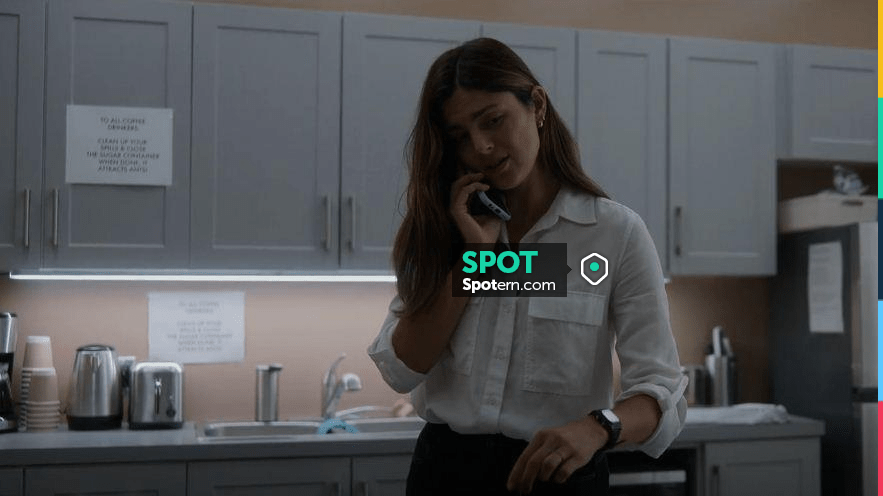 Babaton Utility Button-Up worn by Emma Brunner (Monica Barbaro) as seen ...