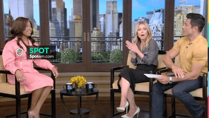 Versace Houndstooth Peplum Jacket worn by Dominique Fishback in LIVE ...