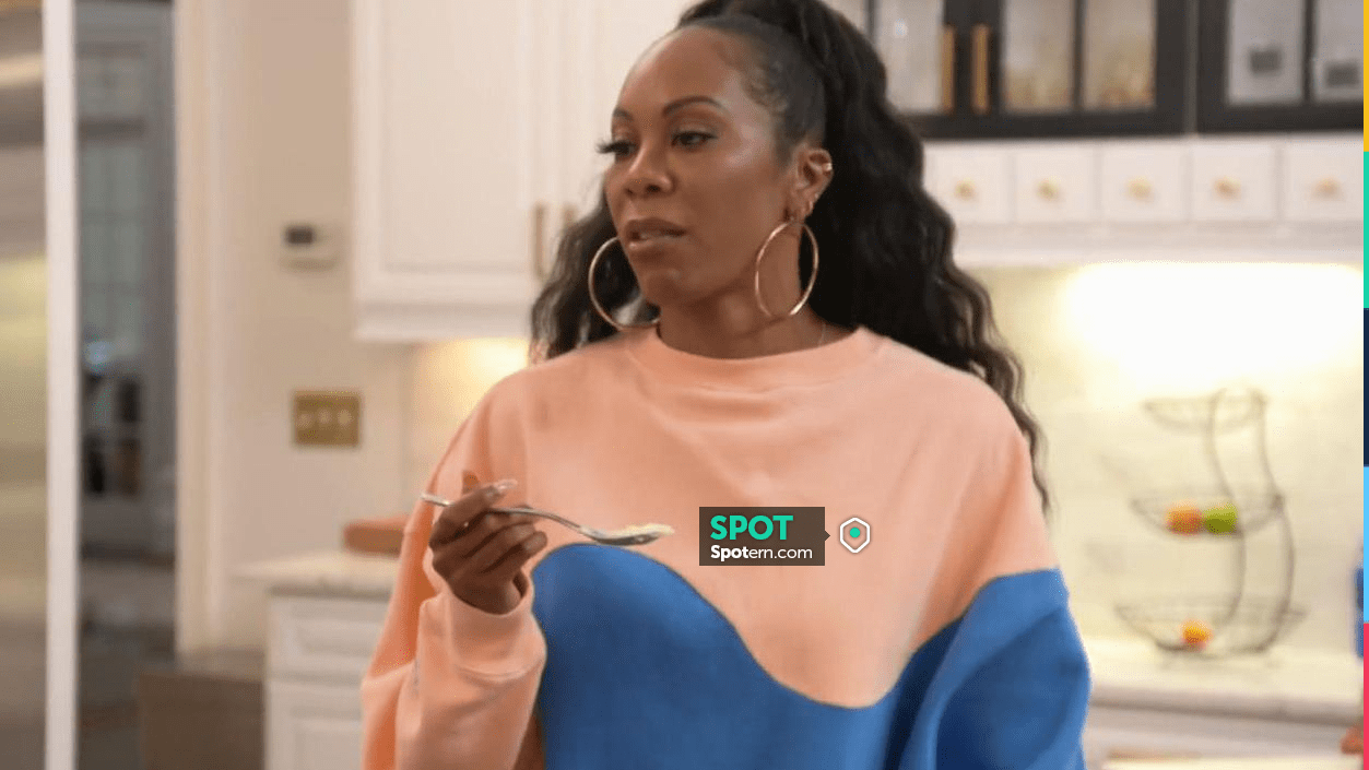 Sudadera Nike Colorblock Fleece usada por Sanya Richards-Ross como se ...