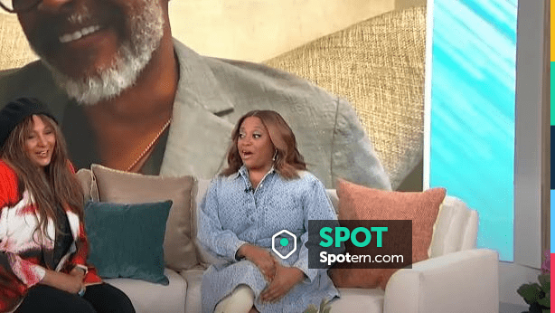 Tommy Hilfiger Monogram Denim Dress worn by Sherri Shepherd as seen in Sherri on June 12, 2023 ...