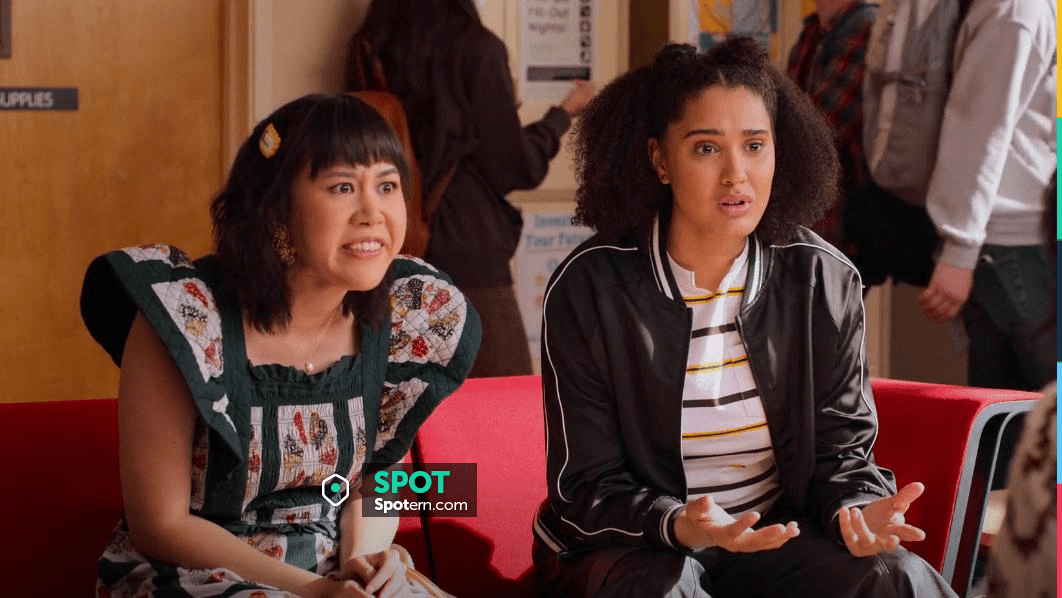 Sea Pippin Patchwork Smocked Apron Dress worn by Eleanor Wong (Ramona ...