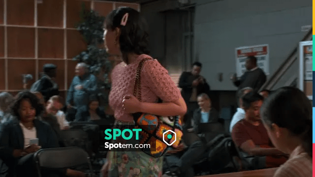 Kurt Geiger Crochet Handbag worn by Eleanor Wong (Ramona Young) as seen ...
