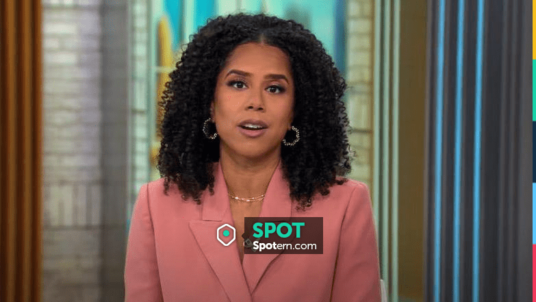 Rebecca Taylor Double-Breasted Gabardine Blazer worn by Adriana Diaz as ...