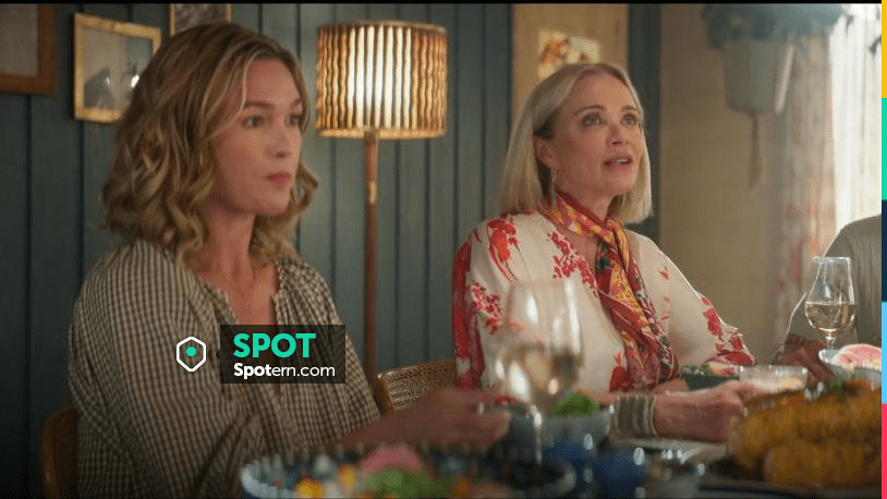 Aerie Green Gingham Oversized Top worn by Maisy-May (Julia Stiles) as ...