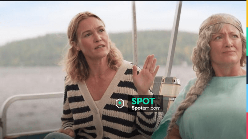 Max Mara Zona Cardigan worn by Maisy-May (Julia Stiles) as seen in The ...