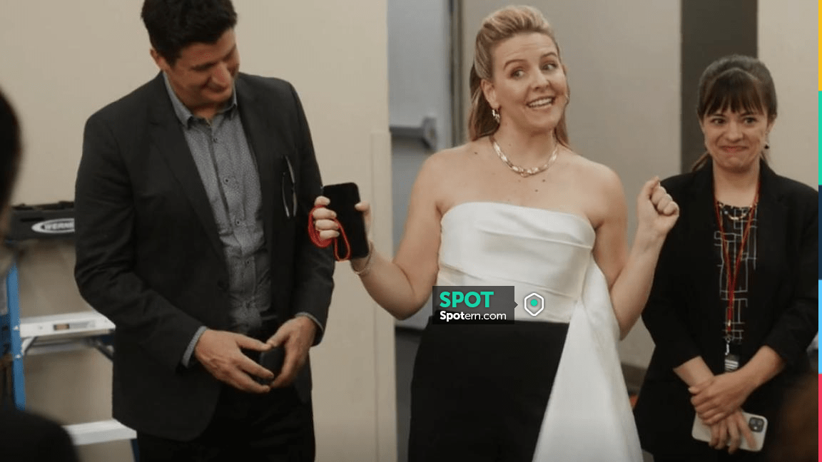 Solace London Ar­lo Jump­suit worn by Brooke Dubek (Heléne Yorke) as ...