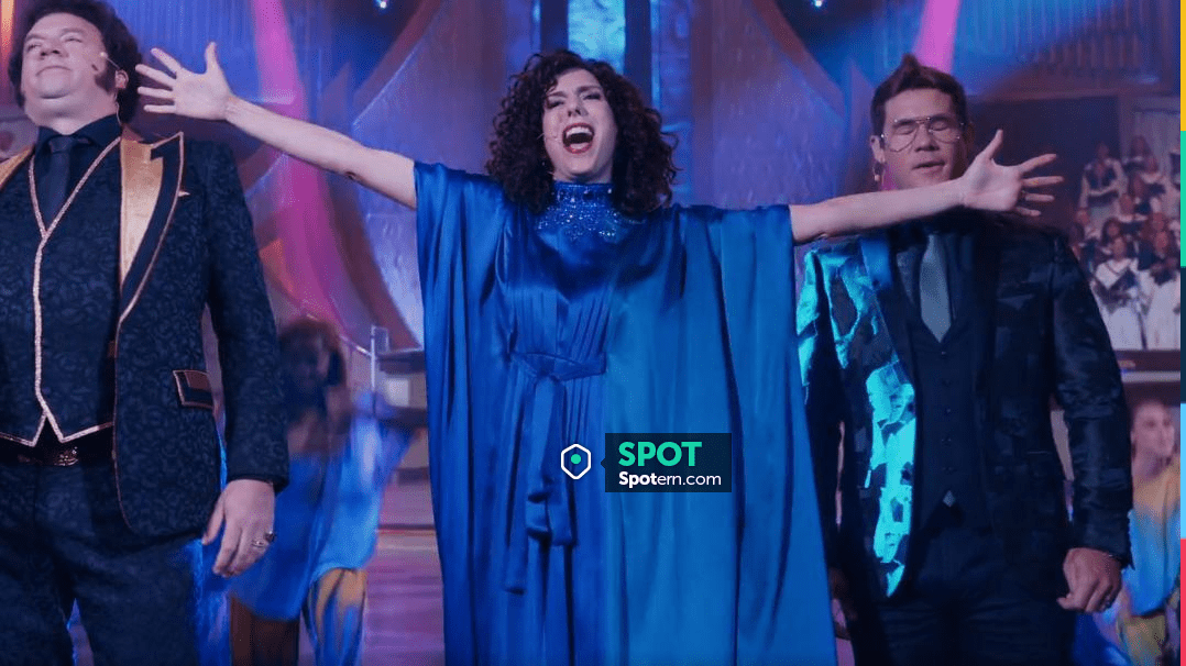 Andrew Gn Crys­tal Em­bell­ished Caf­tan Gown worn by Judy Gemstone ...