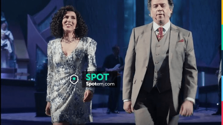 Maje Rivya Dress worn by Judy Gemstone (Edi Patterson) as seen in The ...