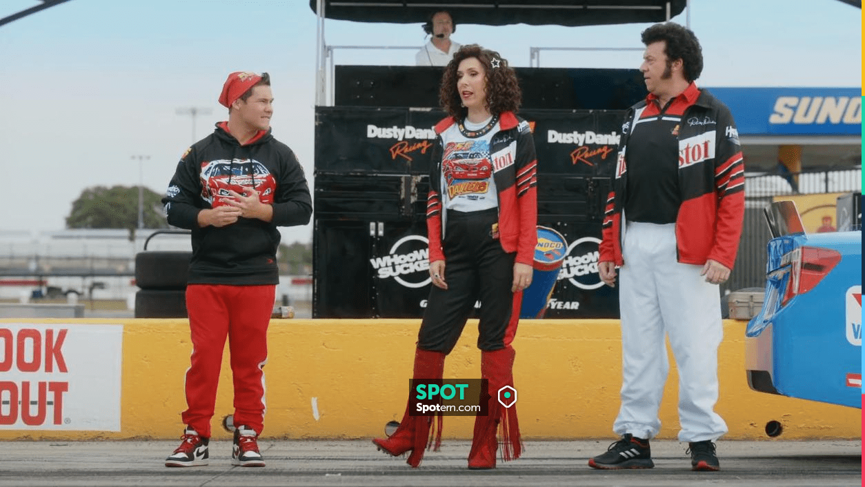 Pink Cactus Red Sparkle Jes­si­ca Simp­son Boot worn by Judy Gemstone ...