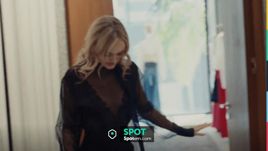 Valentino Long Sleeve Mini Dress Worn By Jocelyn Lily Rose Depp As