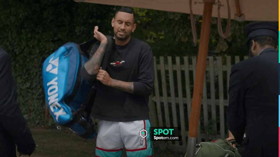 Memphis Grizzlies Mitchell & Ness Swing­man Shorts worn by Nick Kyrgios ...
